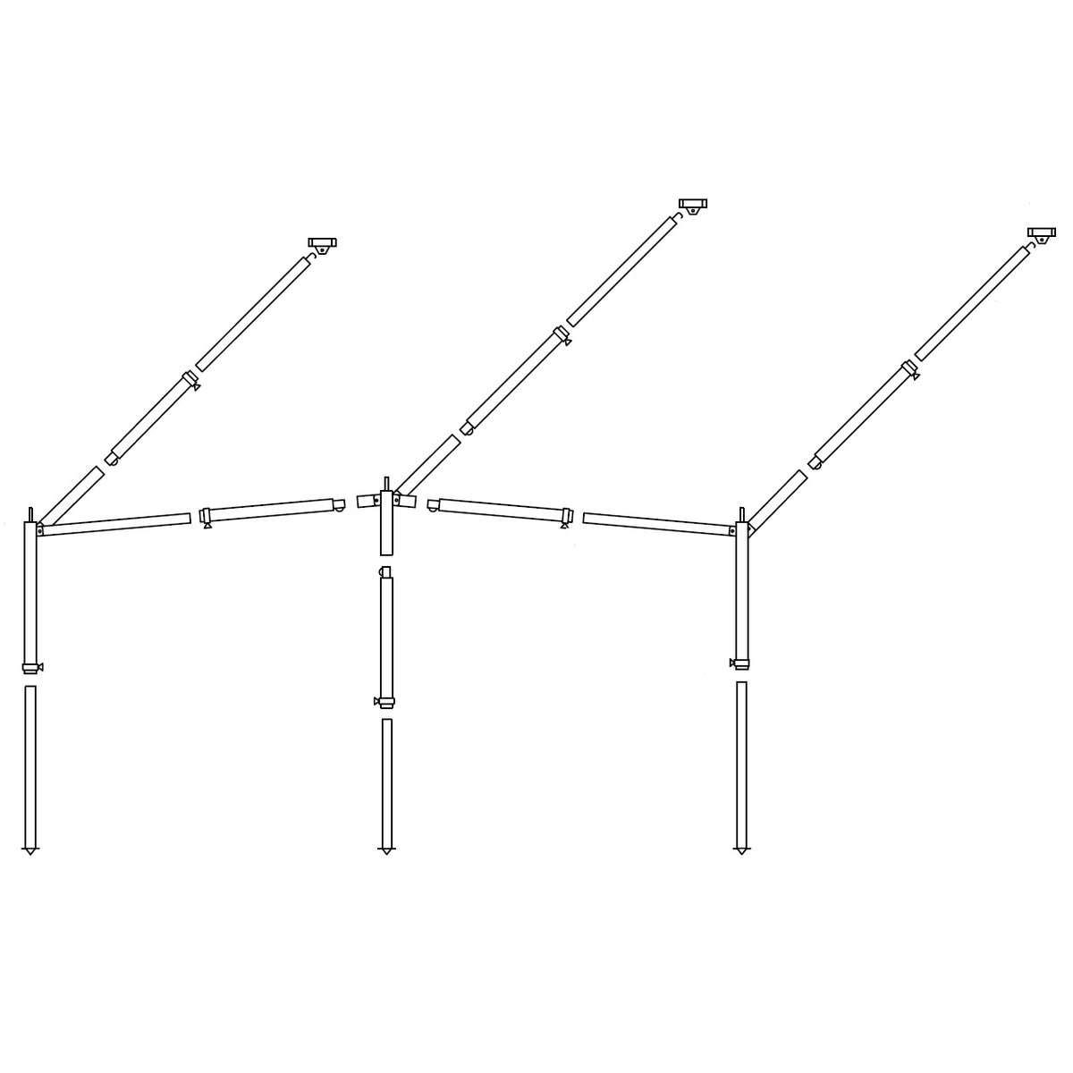 Luifel frame - staal 22mm - Panorama en Vario— VoortentenSpecialist